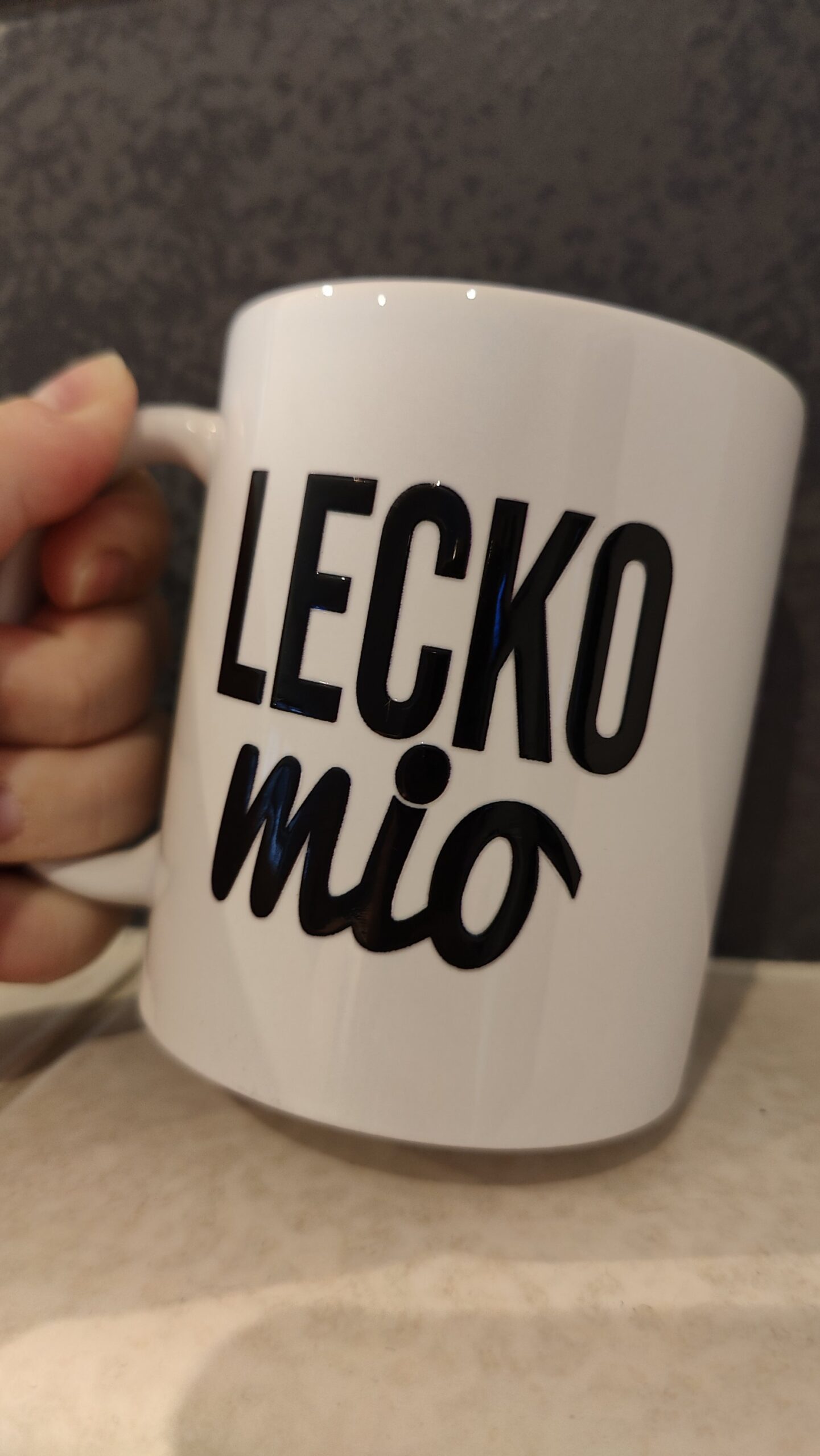 Tasse ,,Lecko mio“ Tasse 😍😅Unsere lustigen Tassen eignen sich super zum ...